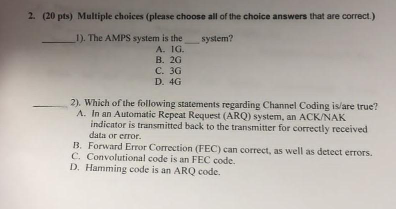 3). The Federal Communication Commission (FCC) | Chegg.com