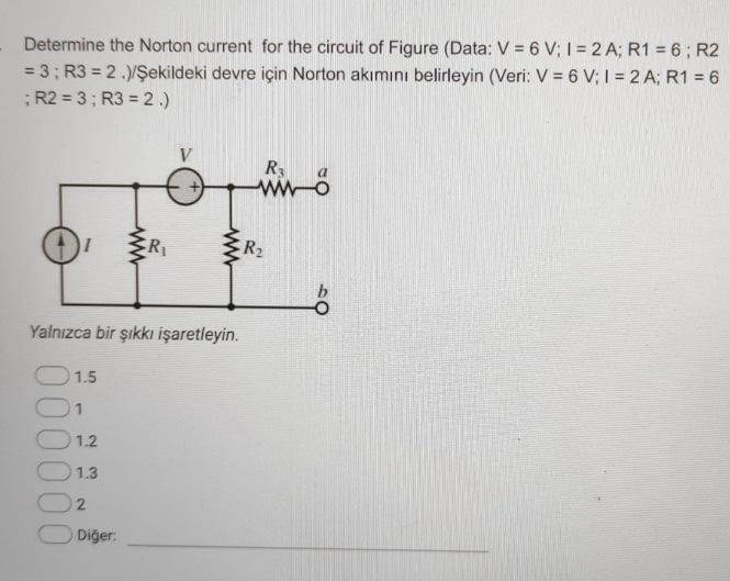 Solved Determine the Norton current for the circuit of | Chegg.com