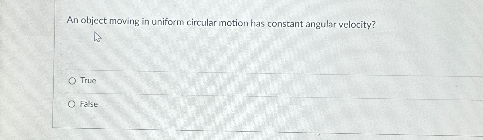 Solved An object moving in uniform circular motion has | Chegg.com
