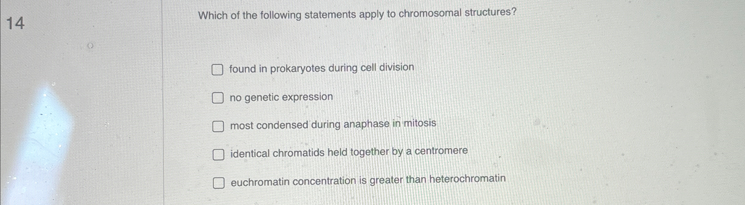 Solved 14Which of the following statements apply to | Chegg.com