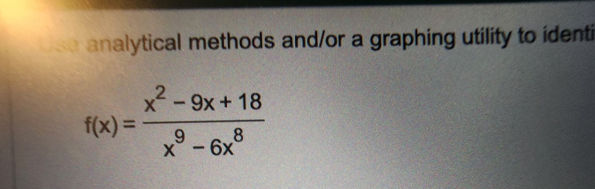 Solved analytical methods and/or a graphing utility to | Chegg.com