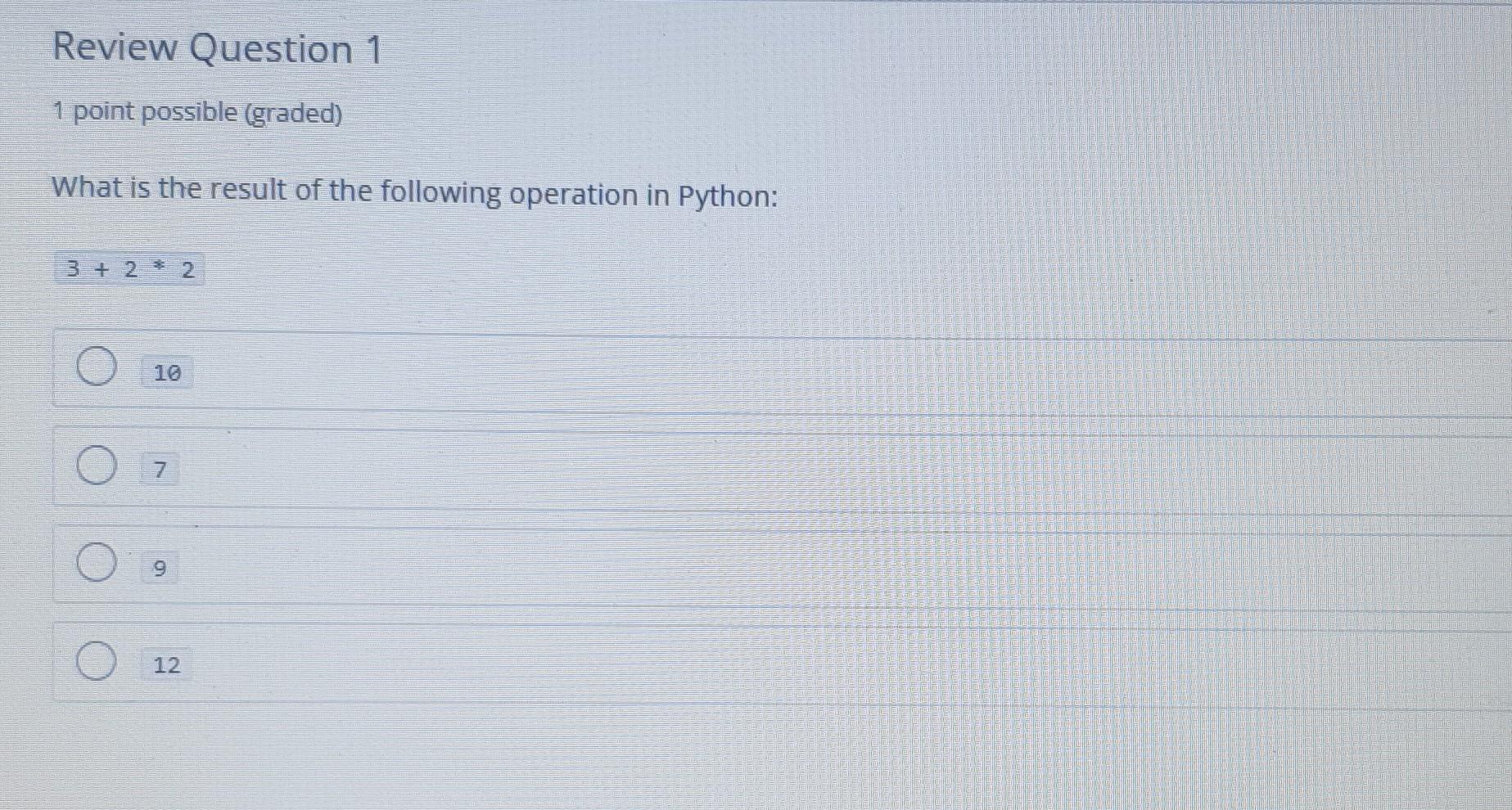Solved Review Question 1 1 point possible (graded) What is | Chegg.com