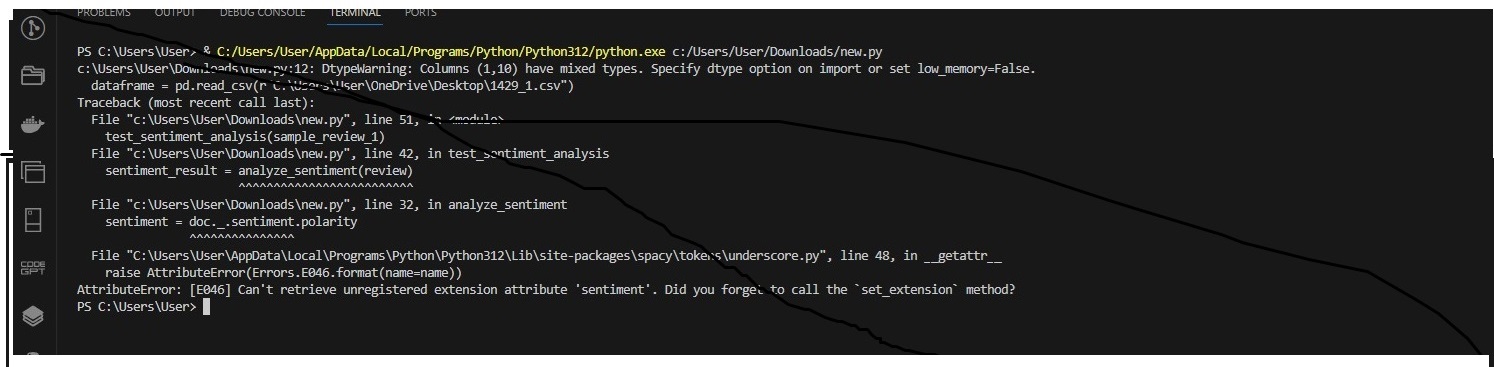 Solved # Load necessary librariesimport spacyfrom | Chegg.com