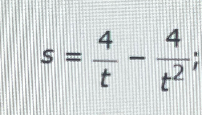 S 4t 4t2 ﻿find The Derivative