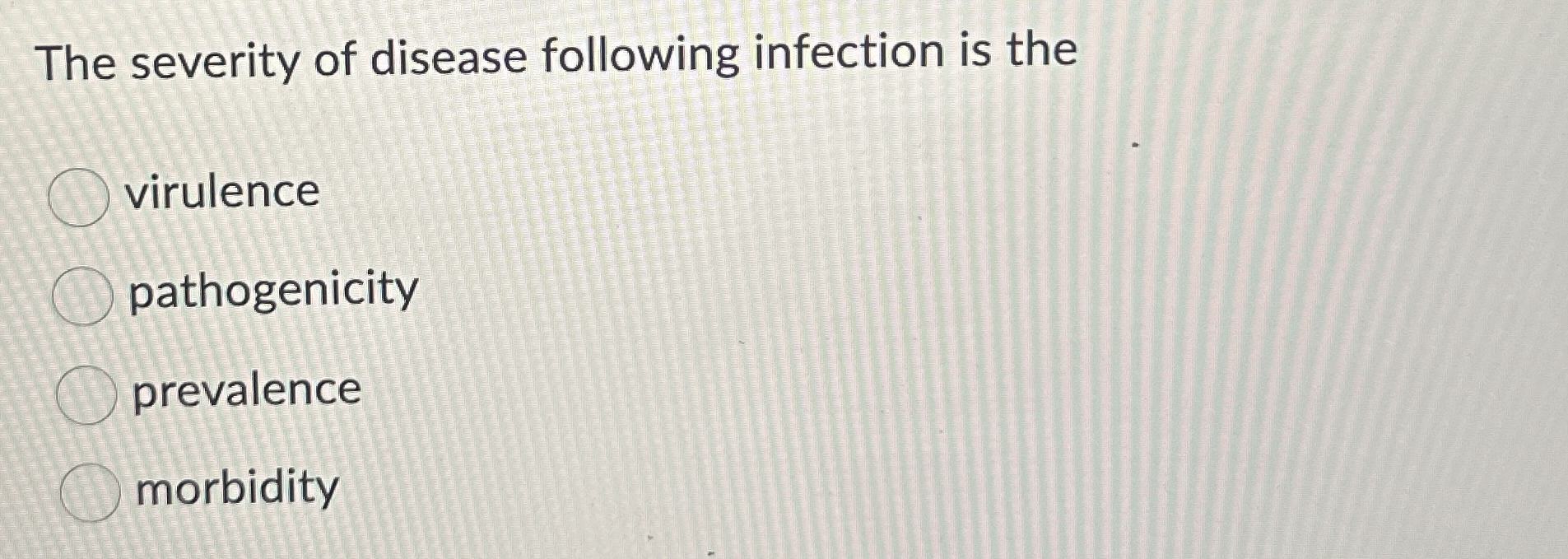 High Quality SOLUTION The severity of disease following infection is ...