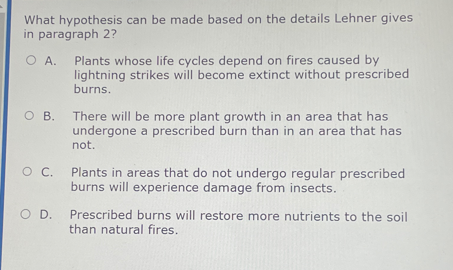Solved What hypothesis can be made based on the details | Chegg.com