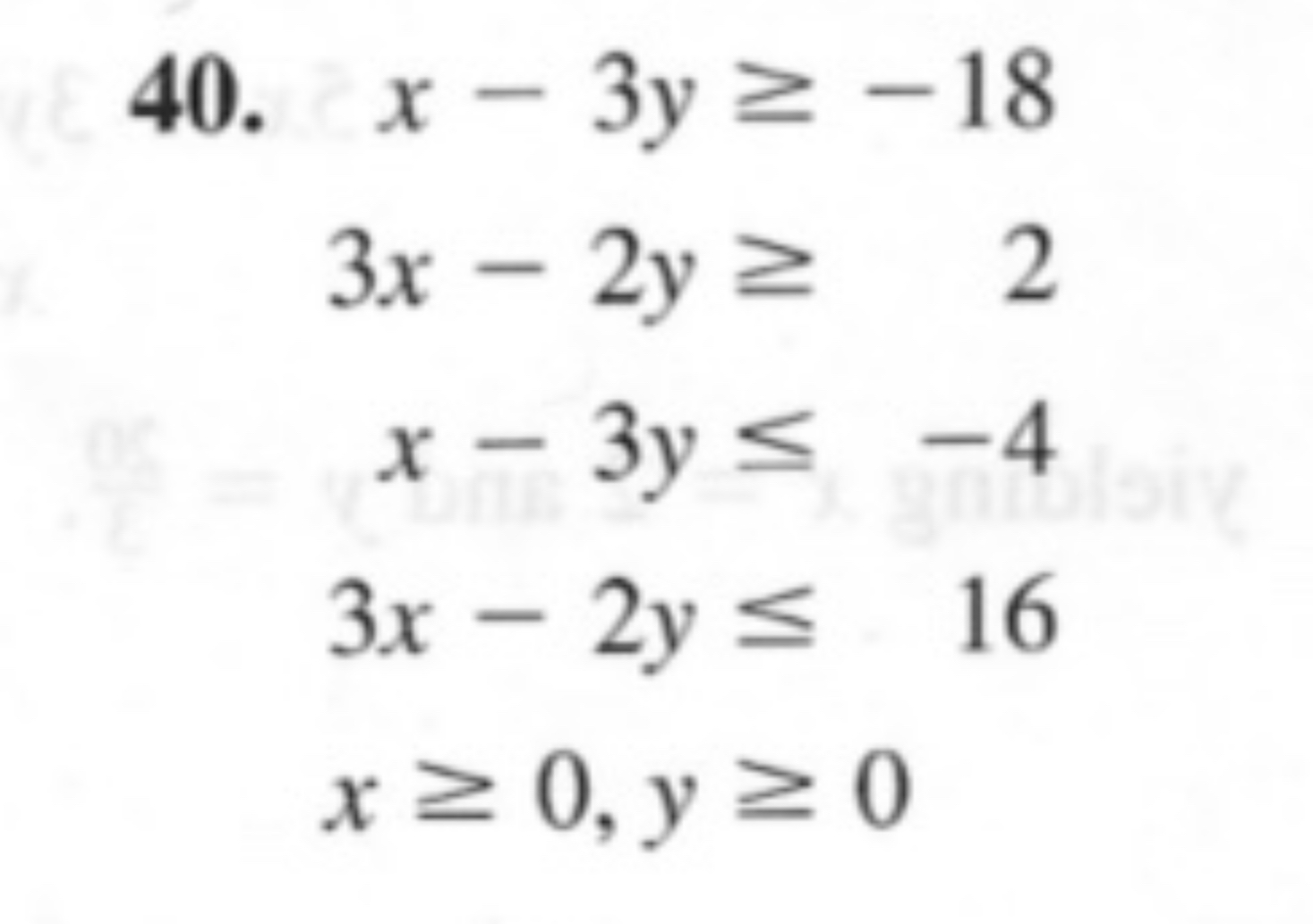 Solved Determine graphically the solution set for each | Chegg.com