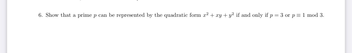 Solved Show that a prime p ﻿can be represented by the | Chegg.com