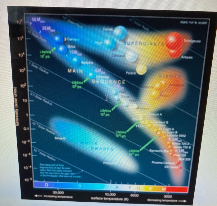 Solved 5. List the color of the stars from hottest to | Chegg.com