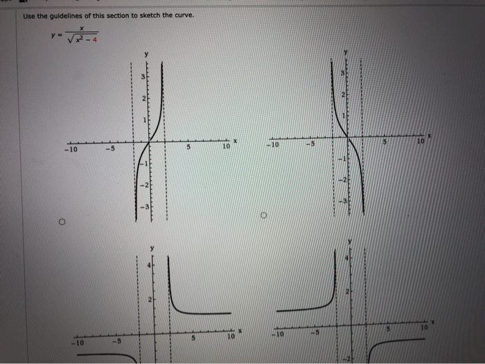 Solved Use the guidelines of this section to sketch the | Chegg.com