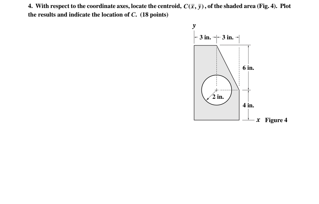 Solved With respect to the coordinate axes, locate the | Chegg.com