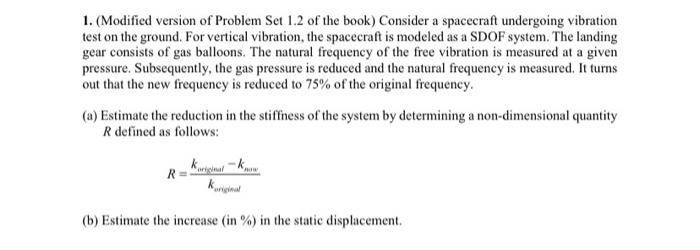 Solved 1. (Modified version of Problem Set 1.2 of the book) | Chegg.com