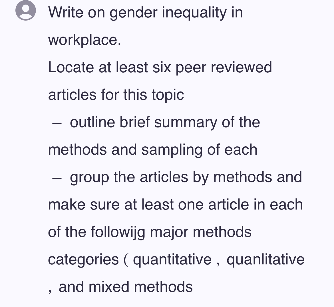 Solved (8) ﻿Write on gender inequality in workplace.Locate | Chegg.com