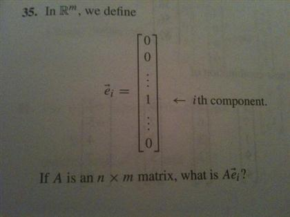Solved In Rm, we define If A is an n x m matrix, what is | Chegg.com