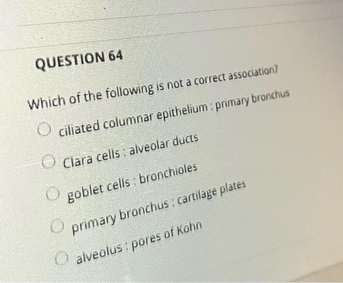 Solved QUESTION 64 Which of the following is not a correct | Chegg.com