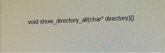 Solved please implement this function to mimic the terminal | Chegg.com