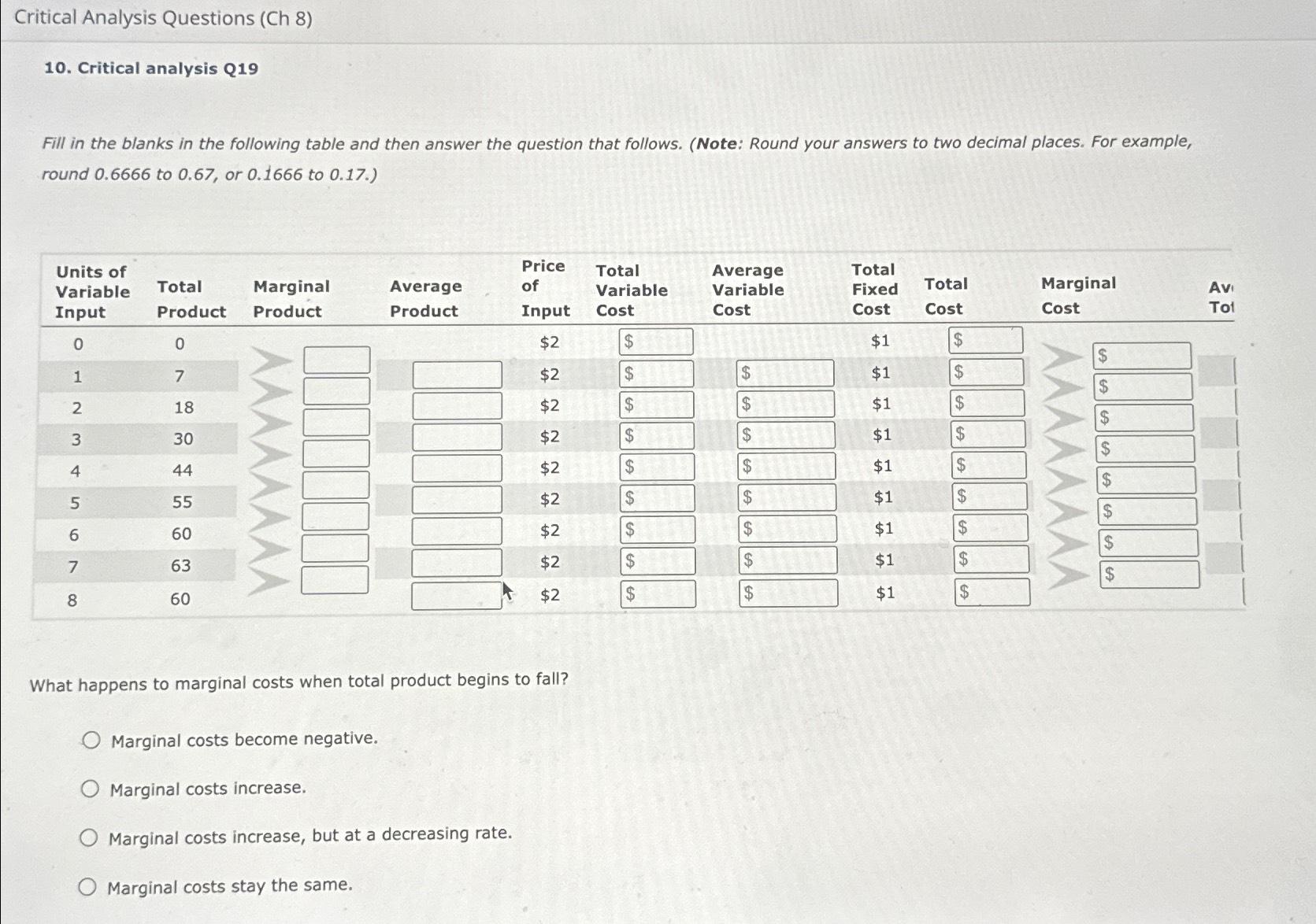 Solved Critical Analysis Questions (Ch 8)10. ﻿Critical | Chegg.com