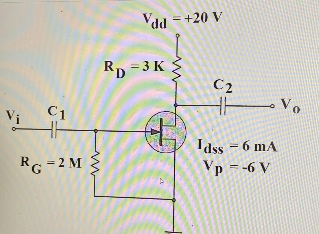 Solved Determine AC gain voltage | Chegg.com