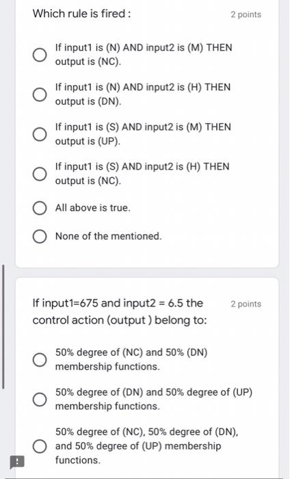 Solved Q4)/(10 Marks]: Consider a fuzzy logic controller | Chegg.com