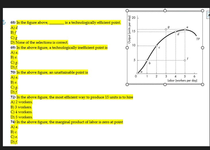 Solved if 68 ﻿In the figure above,is a technologically | Chegg.com