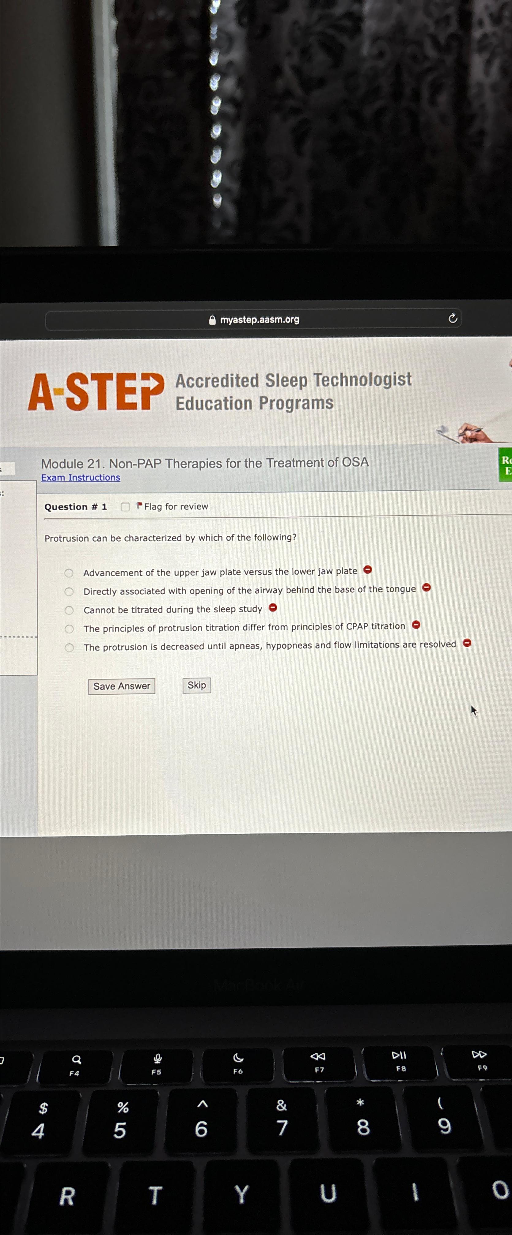 Solved Accredited Sleep Technologist Education | Chegg.com