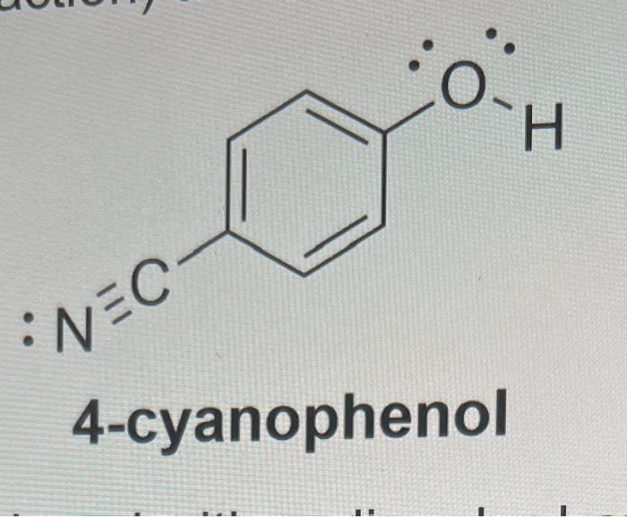 Solved 4-cyanophenol | Chegg.com
