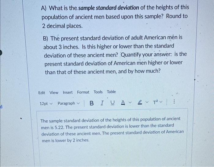 Solved Use Microsoft Excel to find the average and median. | Chegg.com