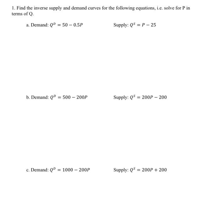 Solved can i get a help for this questionfinding the inverse | Chegg.com