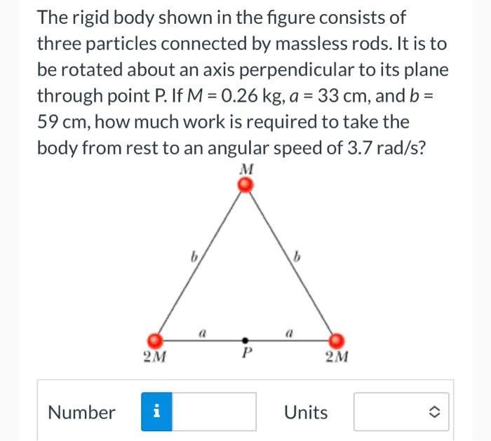 Solved In the figure, a thin uniform rod (mass 3.7 kg, | Chegg.com