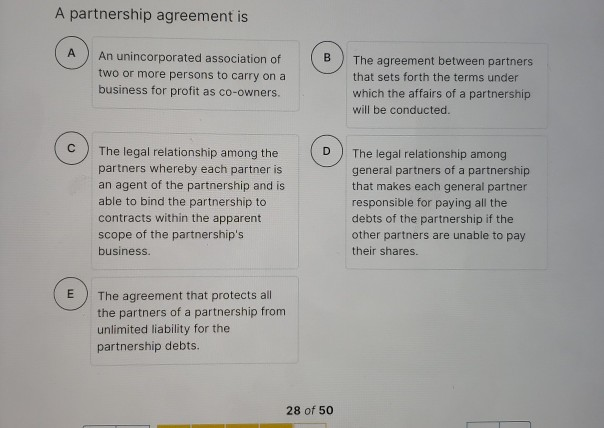 solved-a-partnership-agreement-is-b-an-unincorporated-chegg