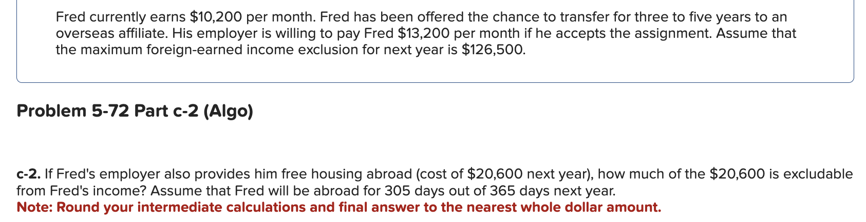 Solved Fred currently earns \( \$ 10,200 \) ﻿per month. Fred | Chegg.com