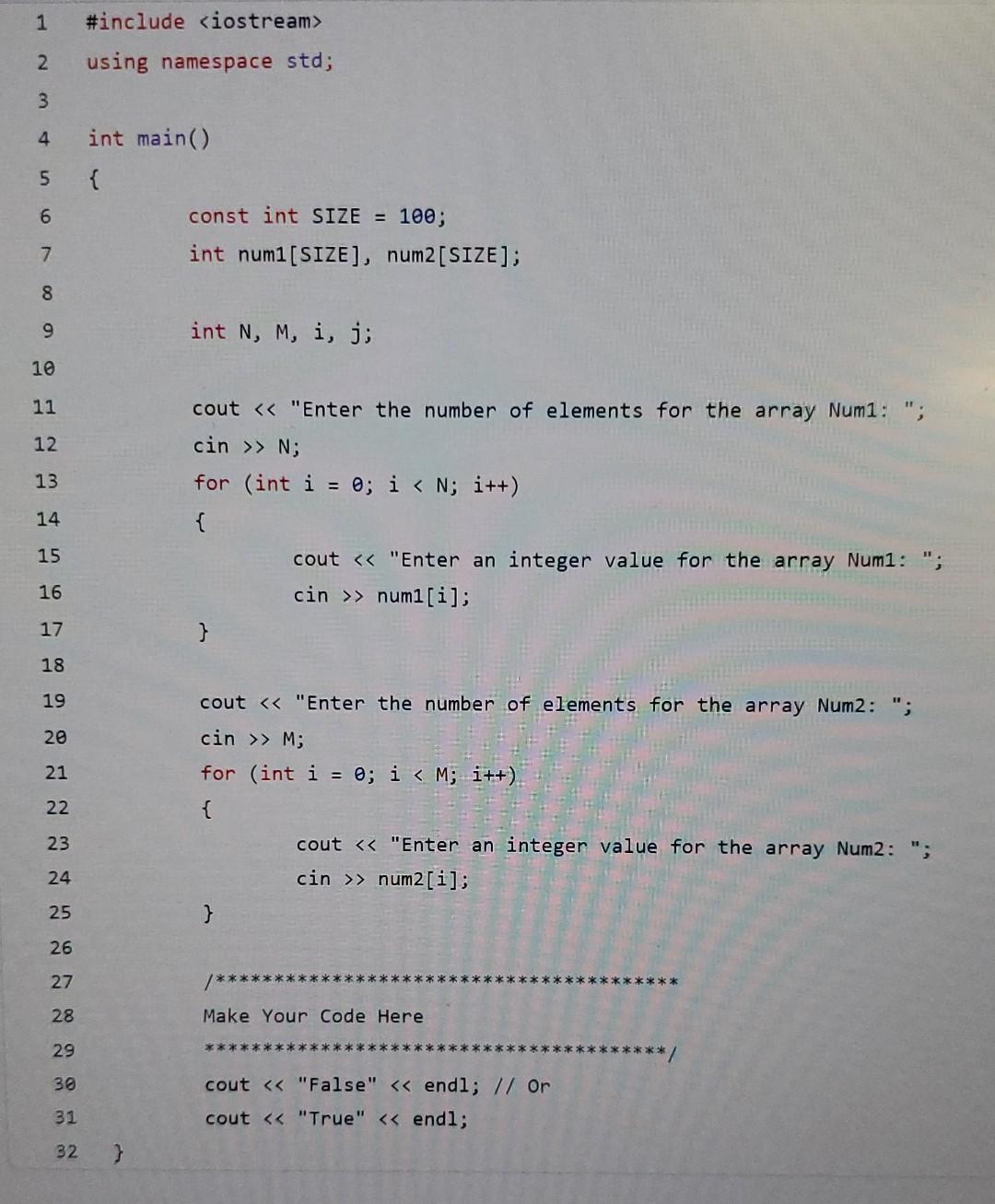 Solved Make your program that checks the subset of the | Chegg.com