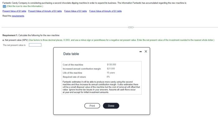 Solved (C5ick tie ican to view the intlormason) Present | Chegg.com