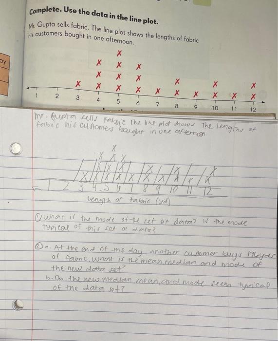 Solved the graph with red X's is the data set. same graph on | Chegg.com