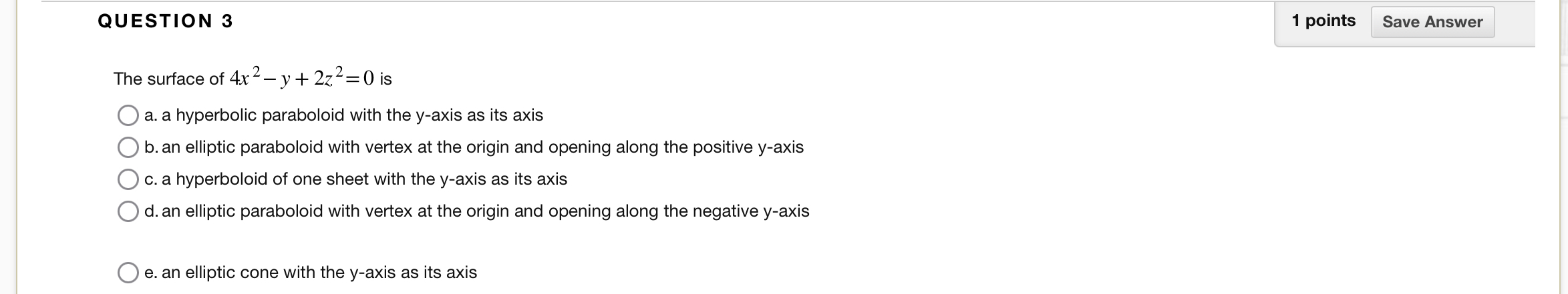 Solved QUESTION 31 ﻿pointsSave AnswerThe surface of | Chegg.com