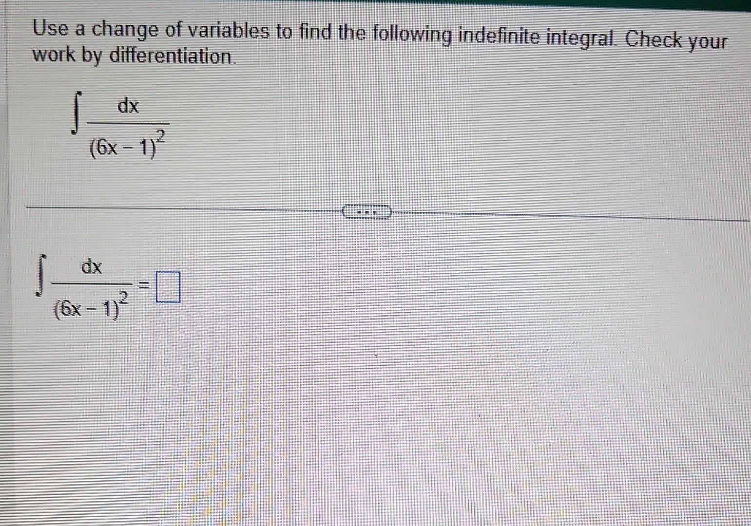 Solved Use a change of variables to find the following | Chegg.com