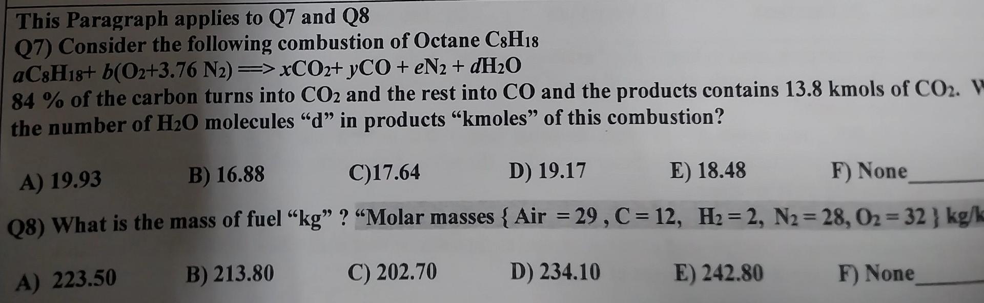 Solved This Paragraph applies to Q7 and Q8 Q7) Consider the | Chegg.com