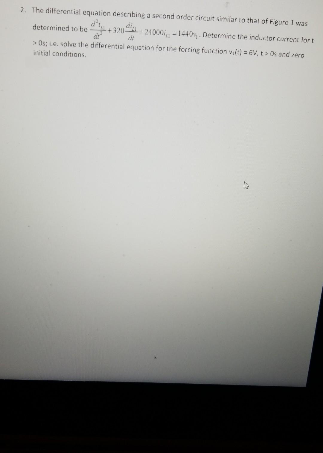 Solved Using s-domain node voltage analysis, analyze the | Chegg.com