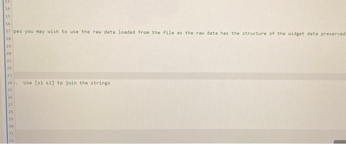 Solved The MATLAB file widgetData.xlsx containswidget | Chegg.com