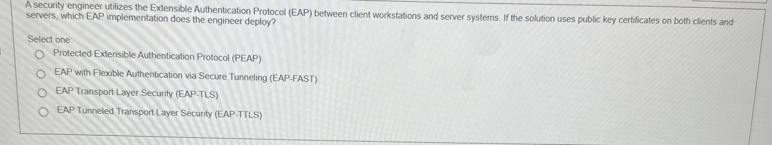 Solved A security engineer utilizes the Extensible | Chegg.com