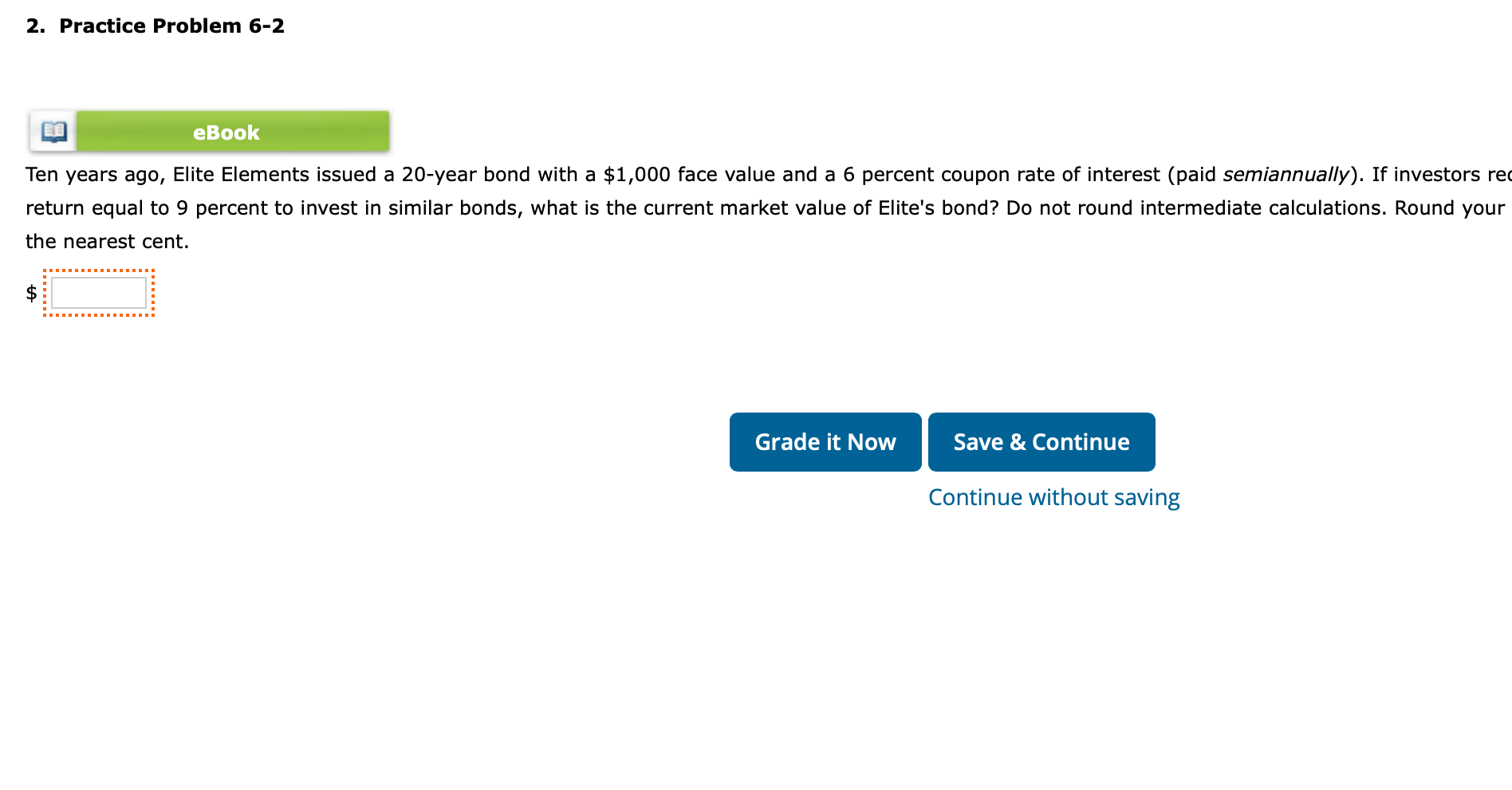 Solved eBookTen years ago, Elite Elements issued a 20-year | Chegg.com