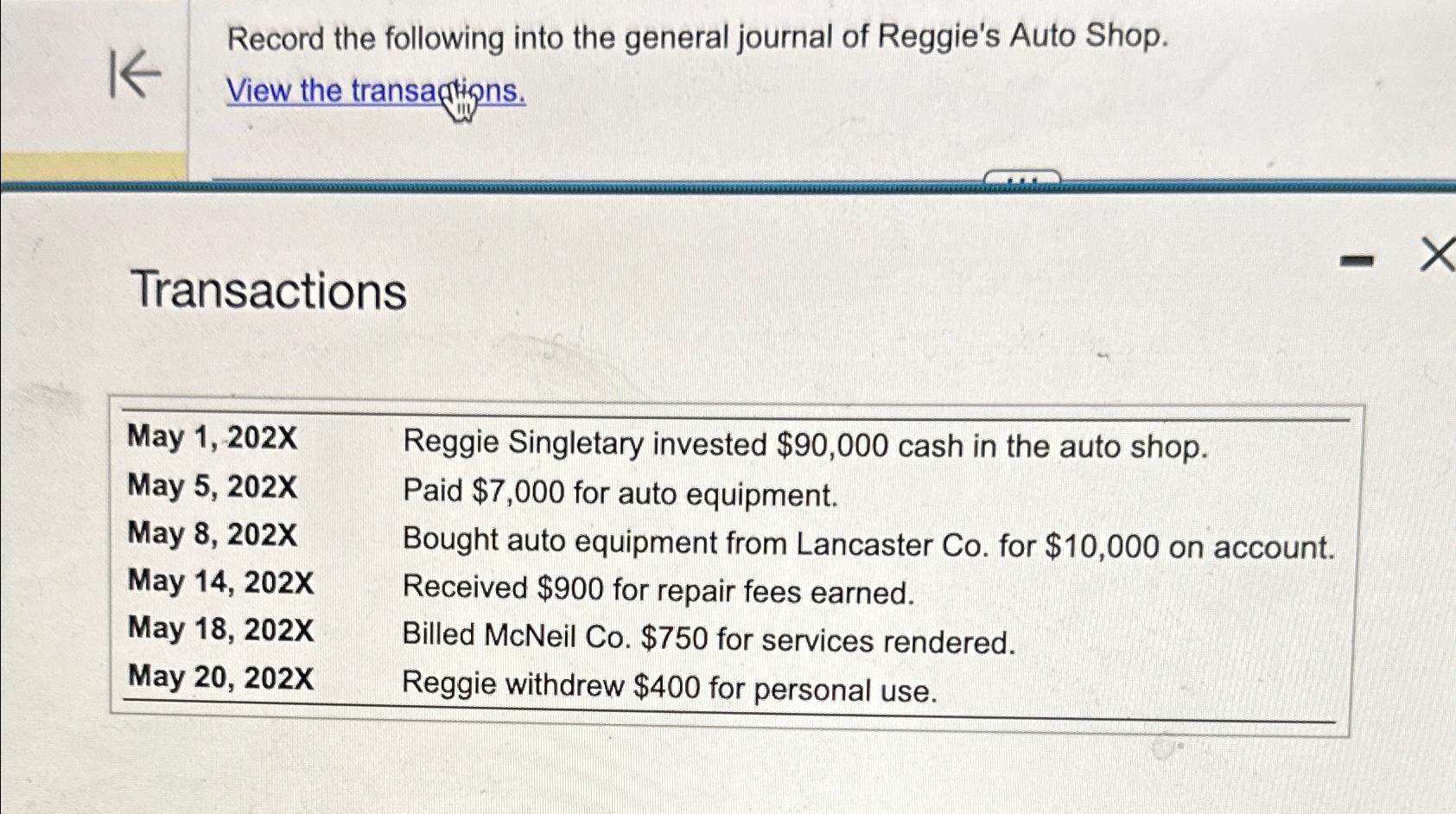Solved Record the following into the general journal of | Chegg.com