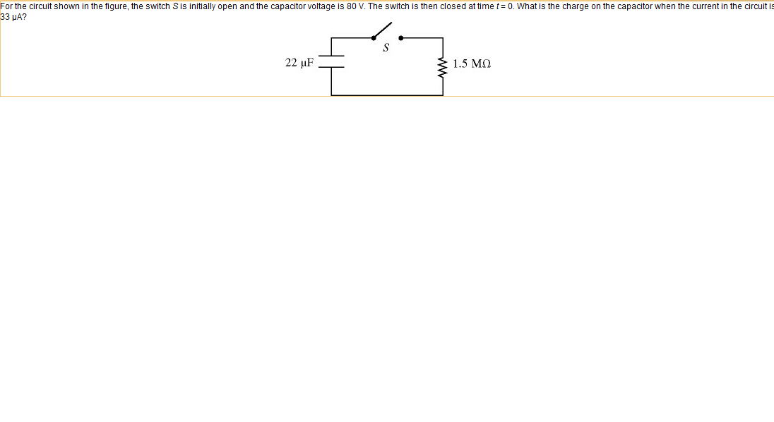 Solved For the circuit shown in the figure, the switch S is | Chegg.com