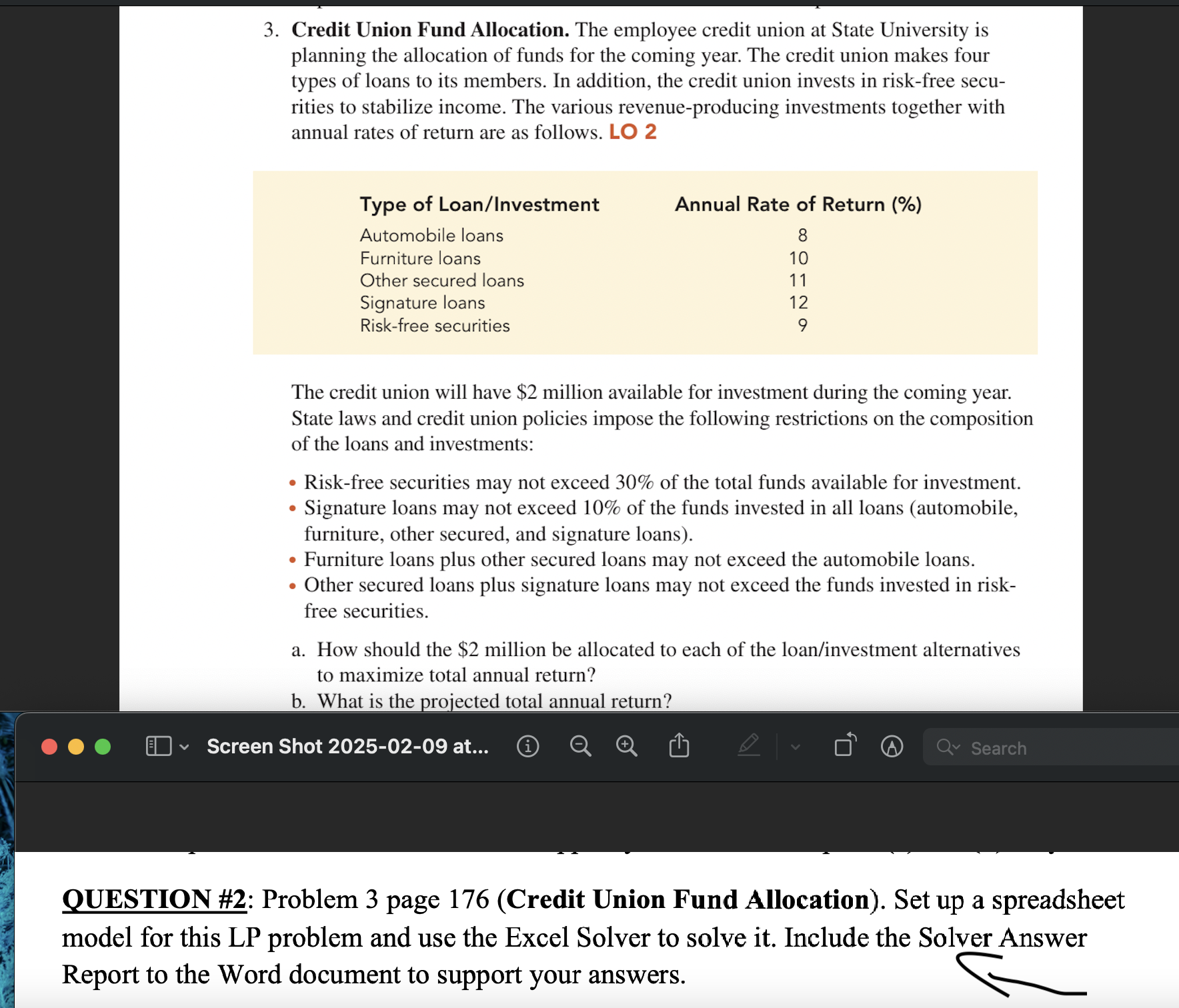 Solved EXPERYCredit Union Fund Allocation. The employee | Chegg.com