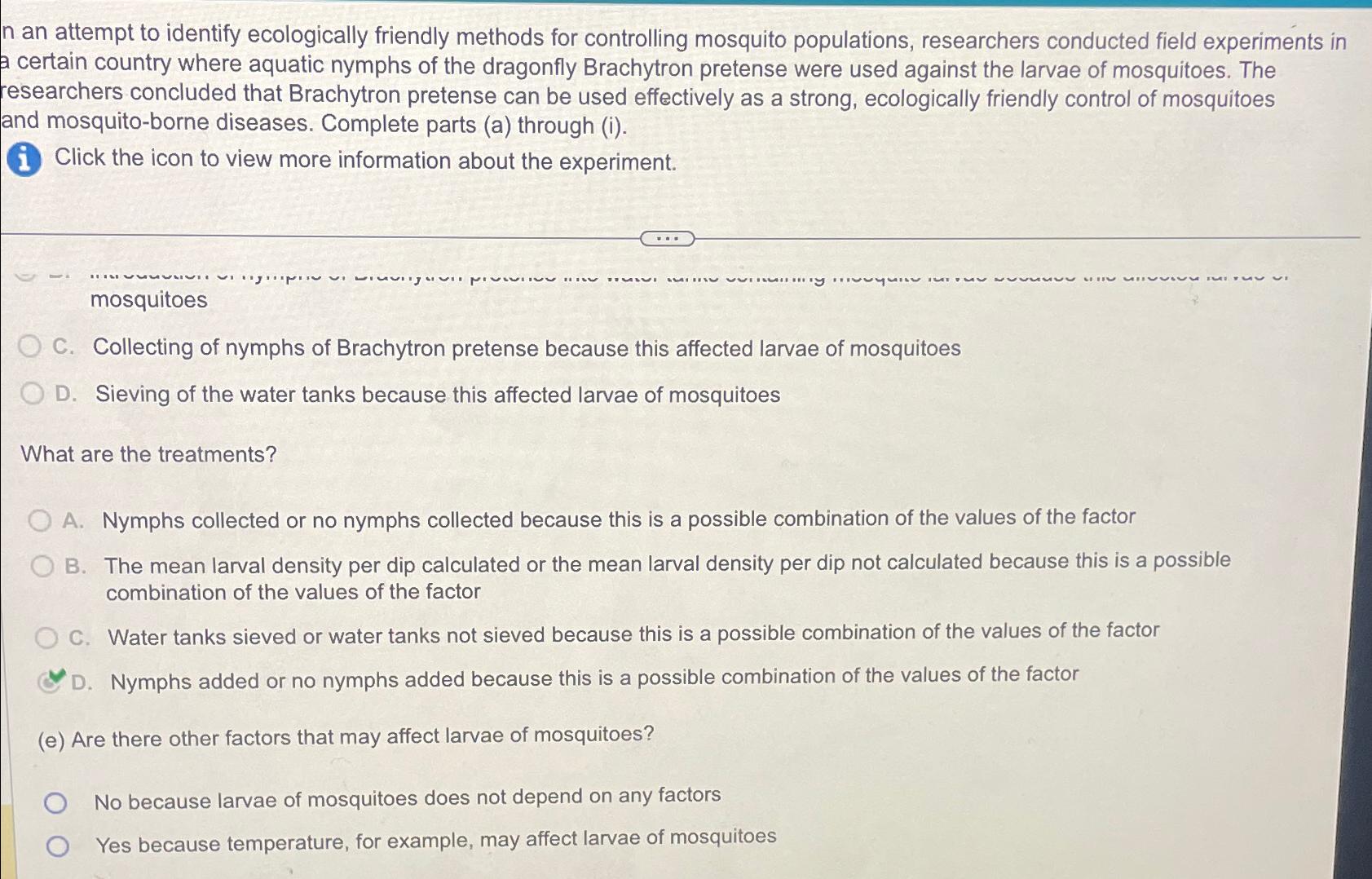 Solved n an attempt to identify ecologically friendly | Chegg.com