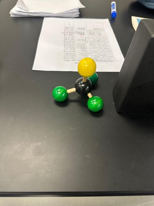 Solved molecule? molecular model ? structural formula ? | Chegg.com