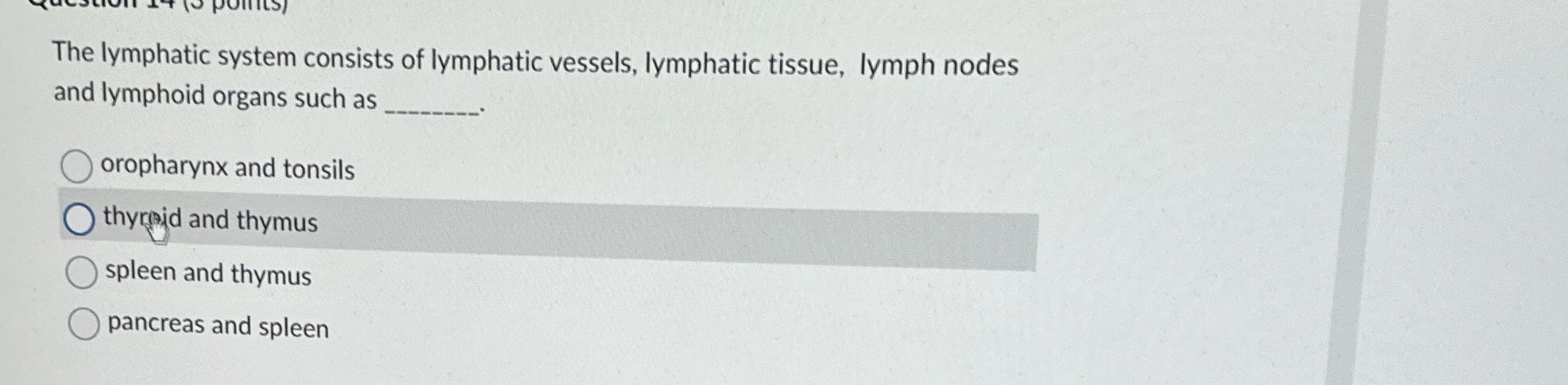 Solved The lymphatic system consists of lymphatic vessels, | Chegg.com