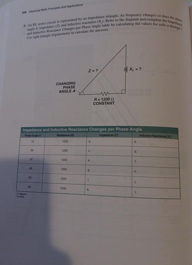Solved 263Electrical Math Principles and Applications3. ﻿An | Chegg.com
