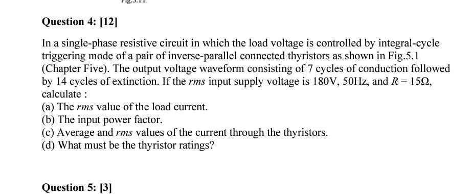 Solved In a single-phase resistive circuit in which the load | Chegg.com