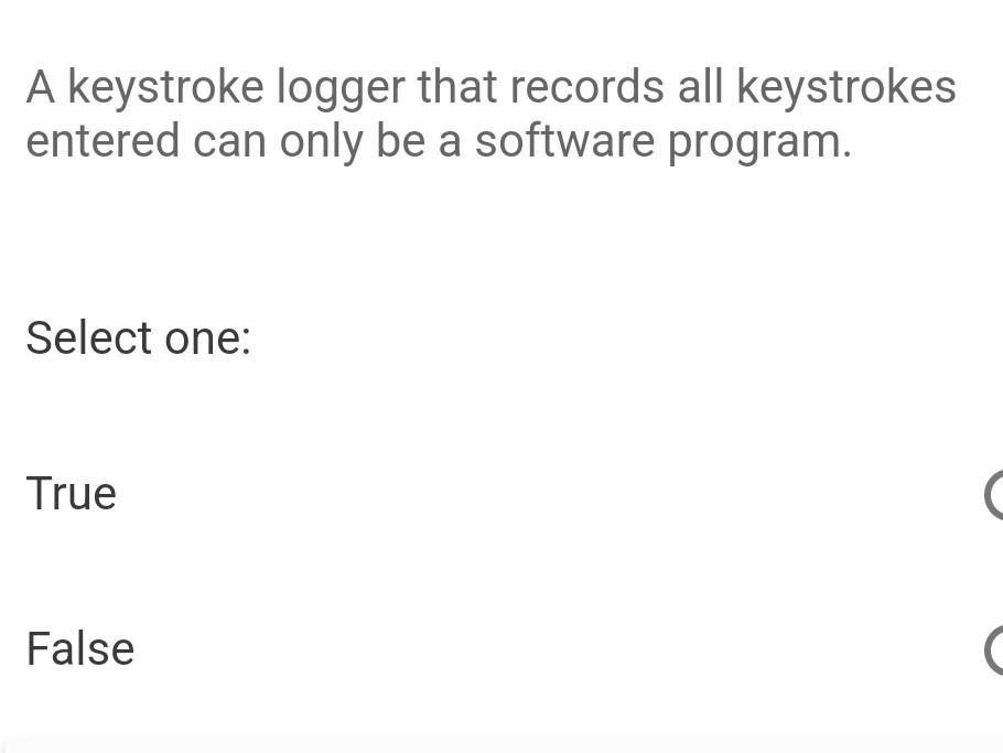 Solved A Keystroke Logger That Records All Keystrokes